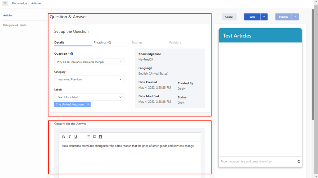 Knowledge Workbench Schnellstartanleitung V2 - Genesys Cloud Resource Center